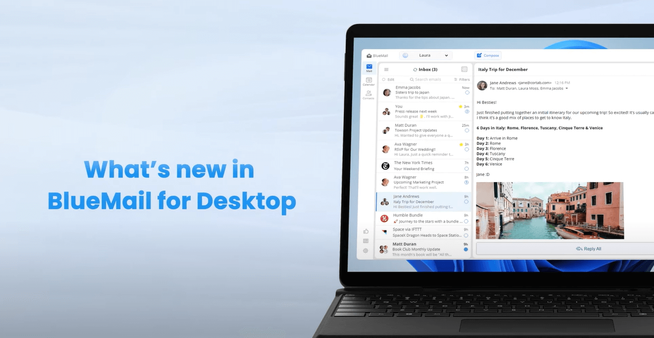 What's new in BlueMail for Desktop
